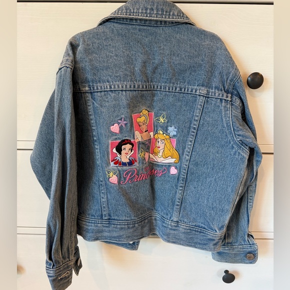 Disney | Jackets & Coats | Disney Store Denim Jean Jacket Embroidered ...